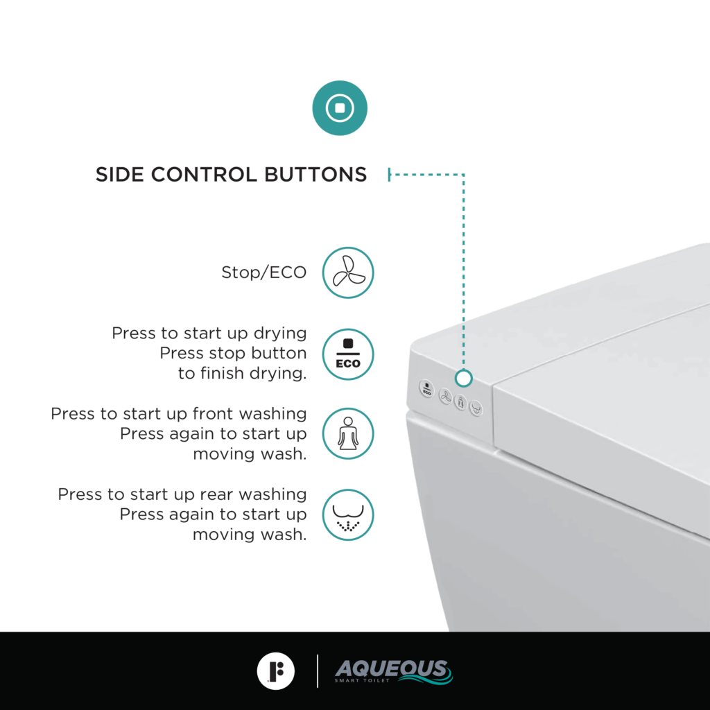 Aqueous™ Smart Wall Hung Toilet & Bidet - Fine Fixtures