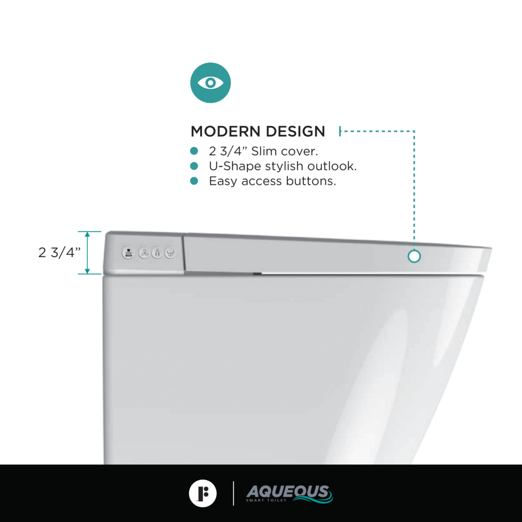 Aqueous™ Smart Wall Hung Toilet & Bidet - Fine Fixtures